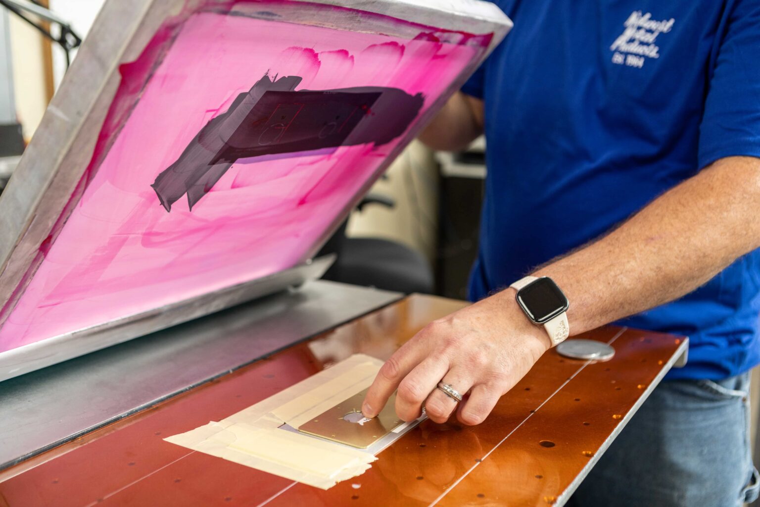Silk Screening for Sheet Metal Products - Midwest Metal Products